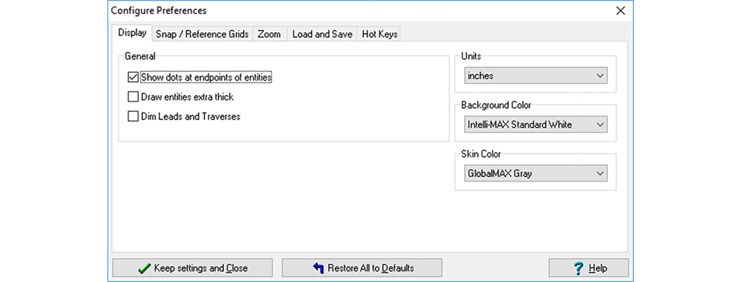 Configure Preferences