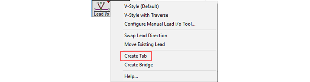 Create Tab