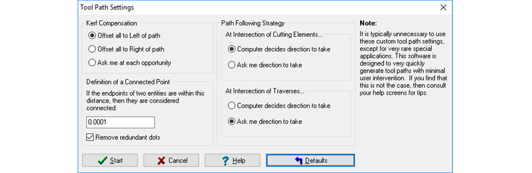 Generate Tool Path