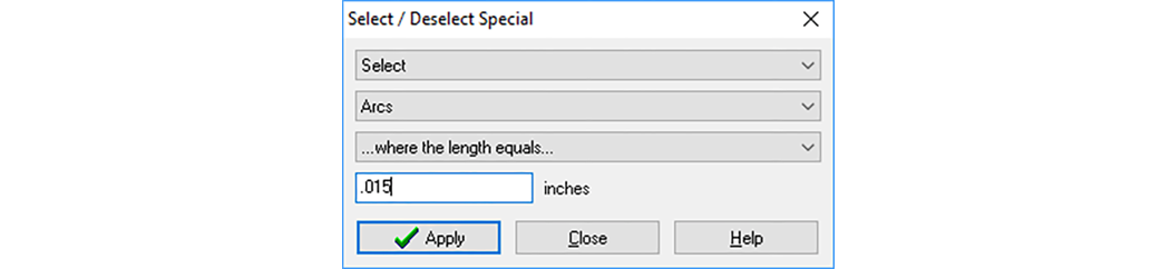 Select/Deselect Special Command