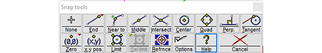 Snap Tool Buttons