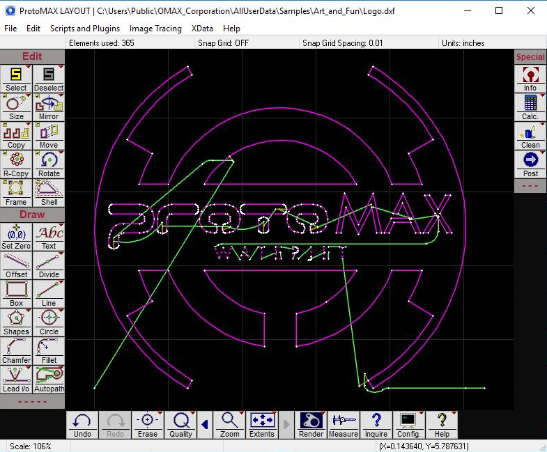 How the LAYOUT Software Works
