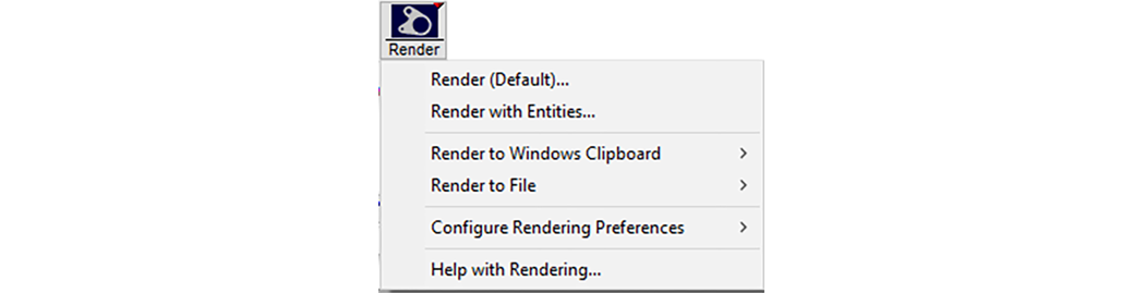 Render in LAYOUT as Solid