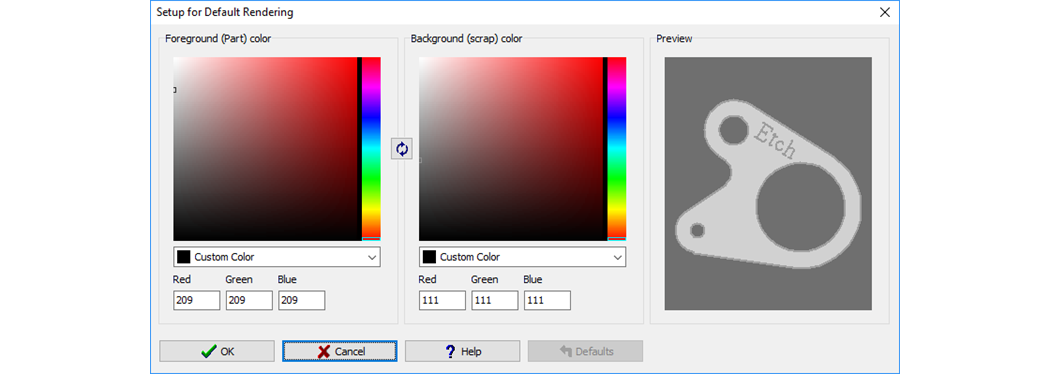 Render in LAYOUT as Solid